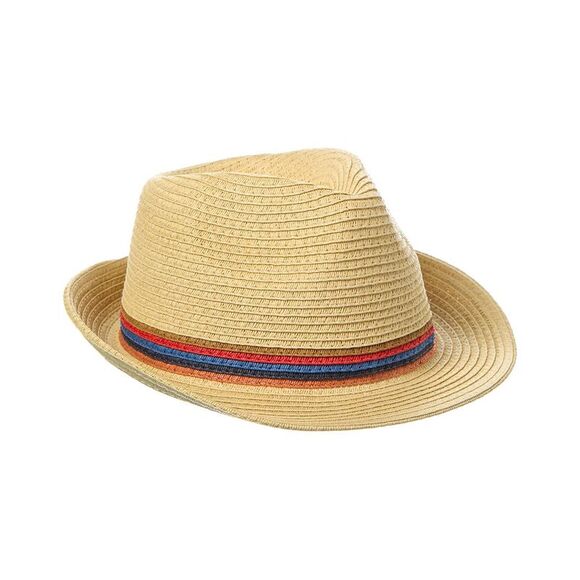 Paul Smith | Accessories | Paul Smith Trilby Artist Stripe Hat Brown ...